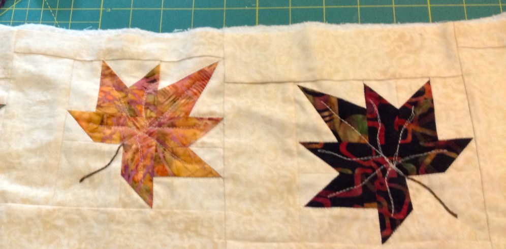 Maple Leaf Table Runner | I Finally Have Time